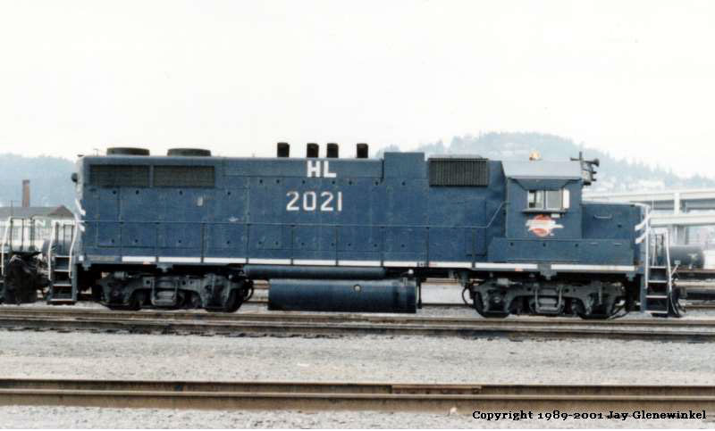 Wisconsin Central (ex-MP) GP38-2 #4025 - at M-K-T's Sloan Yard in 1990 - Jay Glenewinkel Photo